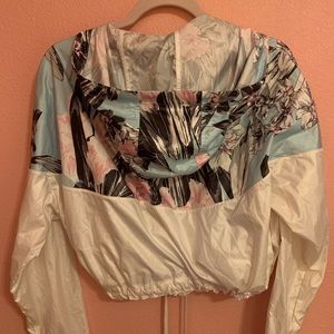 Nike | Jackets & Coats | Nike Floral Windbreaker | Poshmark